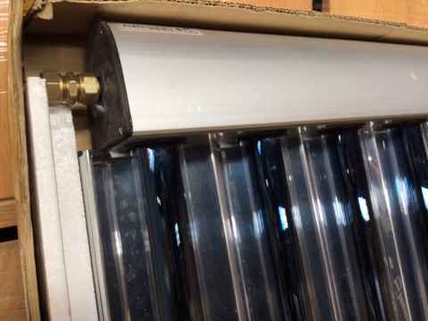 Appliance - Paradigma - 12 Tube CPC Solar Water Heater Aluminum, Glass ...