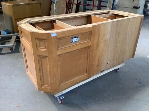 Base Cabinet - Solid Maple Front - Peninsula/Island - Construction Junction