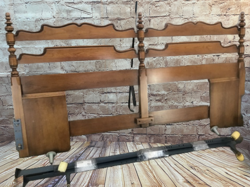 Bed Parts - Drexel - King Sized Headboard w/Steel Frame - Construction ...