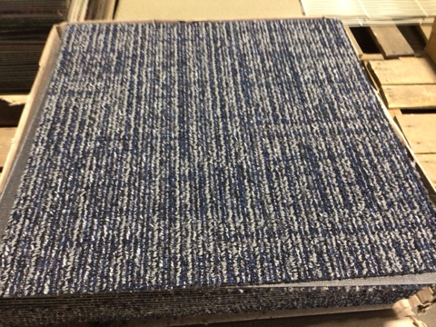 Carpet Tile - InterfaceFLOR - Glas Bac , Blue Granite 1 Box 50 Sqft ...
