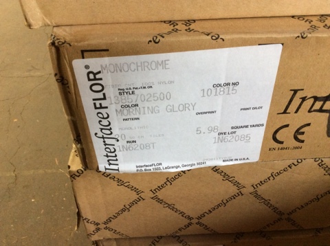 Carpet Tile - InterfaceFLOR - Glas Bac , Morning Glory 1 Box 50 Sqft ...