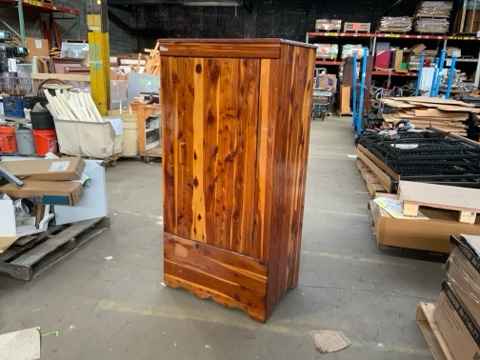 Cedar Storage Closet, Single Door - Construction Junction