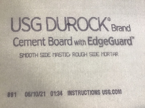 Cement Board - USG Durock 1/2in (Surplus) - Construction Junction