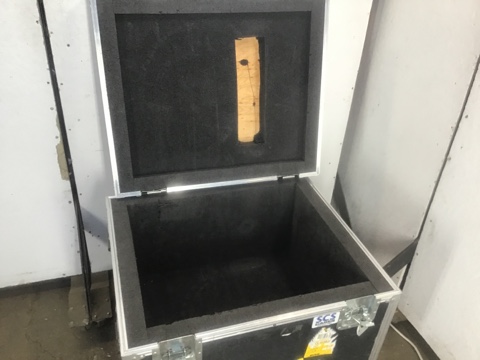 Chest - Utility / Travel Trunk - Black - Plywood - Construction Junction