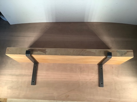 CJ Made Item - Handcrafted - Shelf, Z Bracket, Stave Core Door ...