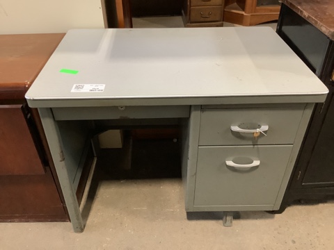 Desk - Haskell Steel Tanker (Vintage) - Construction Junction
