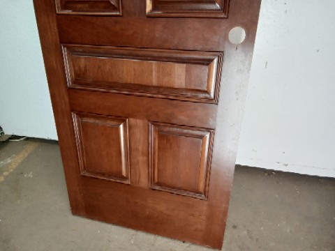 Door Interior - Solid Cherry 5 Panel LH (Missing Trim) - Construction ...
