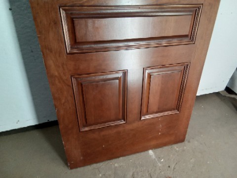 Door Interior - Solid Cherry 5 Panel RH - Construction Junction