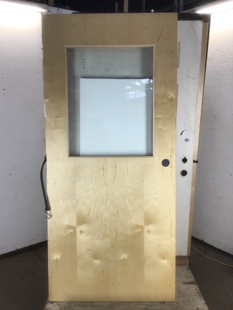 Door Interior - Veneered Particle Board w/ Partial Glass - Construction ...