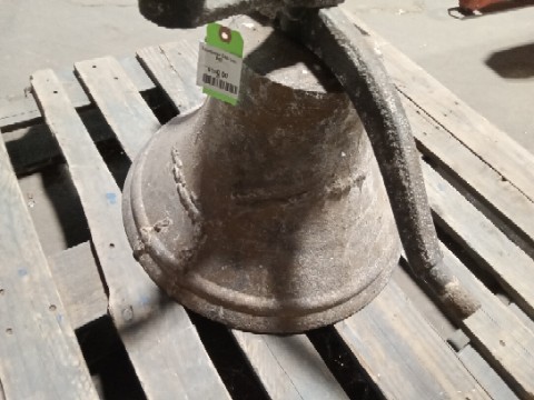 Farmhouse Cast Iron Bell - 20 in Wide - Construction Junction