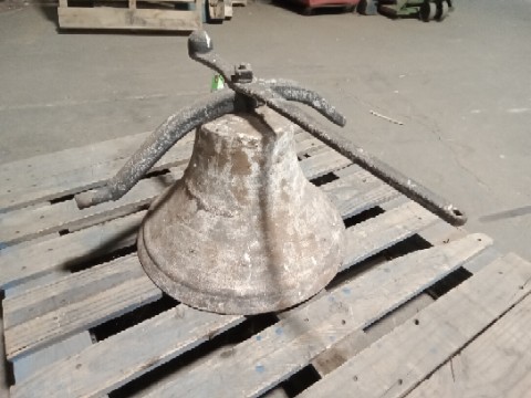 Farmhouse Cast Iron Bell - 20 in Wide - Construction Junction