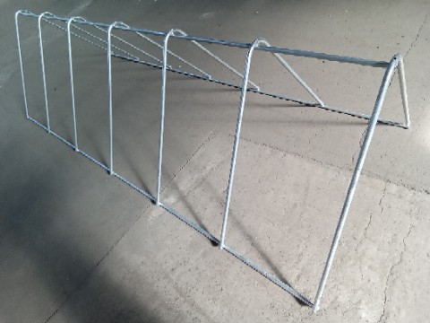 Garden / Outdoor - Event Bike Rack - Galvanized - Construction Junction