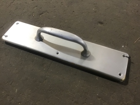 Hardware - Aluminum Push/Pull Plate Set (Salvaged) - Construction Junction