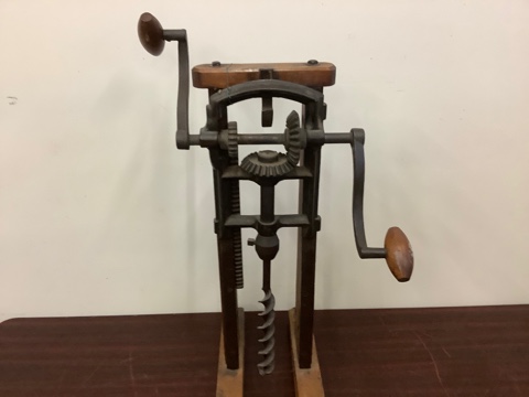 Hardware / Tools - Barn Beam Boring Auger/Drill Press (Antique ...