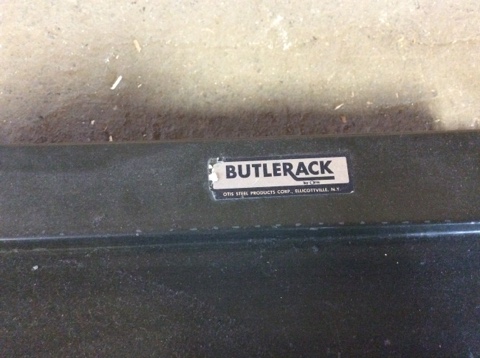 Home / Office - Butler Rack , Grey Metal - Construction Junction