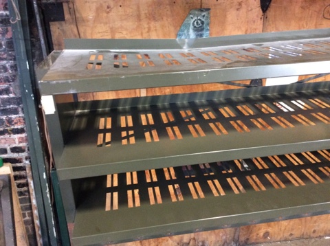 Home / Office - Butler Rack , Grey Metal - Construction Junction