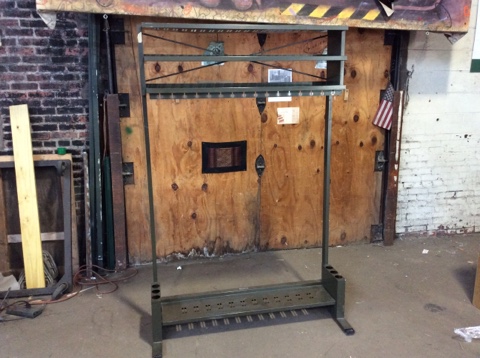 Home / Office - Butler Rack , Grey Metal - Construction Junction