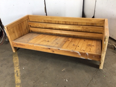 Home / Office - This End Up - Pine Couch Frame (No Cushions ...