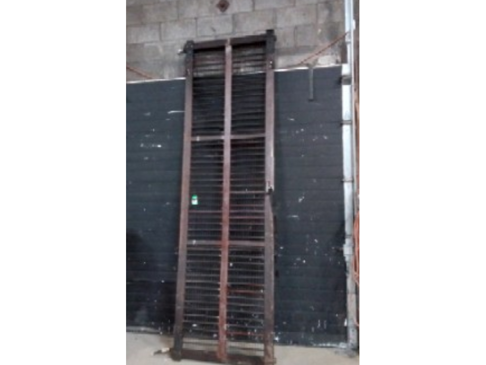 Industrial Freight Elevator Gate (Wood and Wire) - Construction Junction