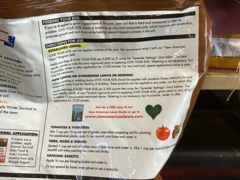 Jonathan Green Love Your Soil Soil Food - Construction Junction