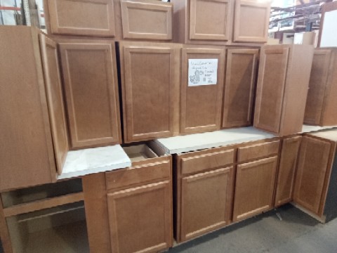 Kitchen Cabinet SET - 12 pc Cider (Surplus) - Construction Junction