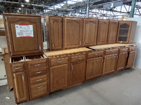 Kitchen Cabinet SET - 12 PC Kitchen Cabinet Set - Construction Junction