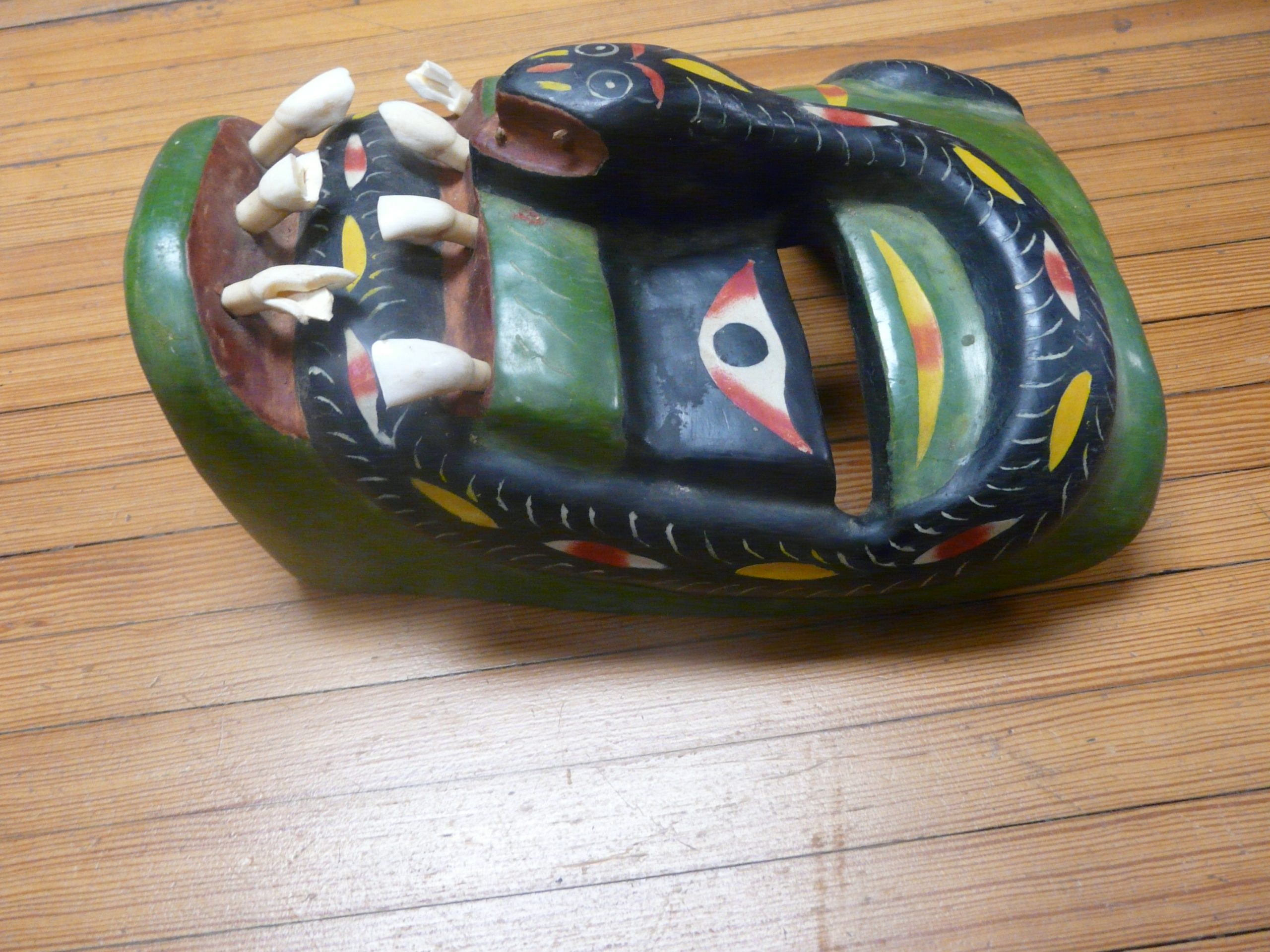 Mexican Folk Art Michoacan Mask (Vintage) - Construction Junction