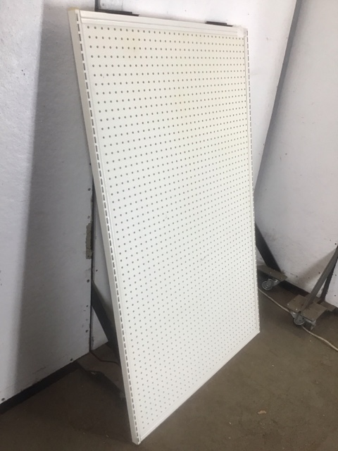 Pegboard - In Steel Frame w/Slotted Standards - Construction Junction