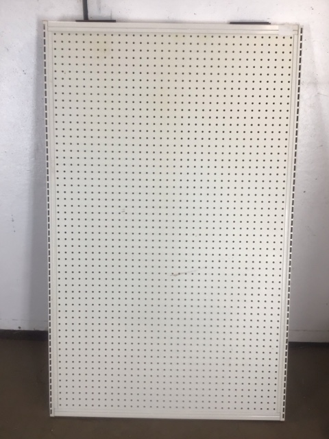 Pegboard - In Steel Frame w/Slotted Standards - Construction Junction