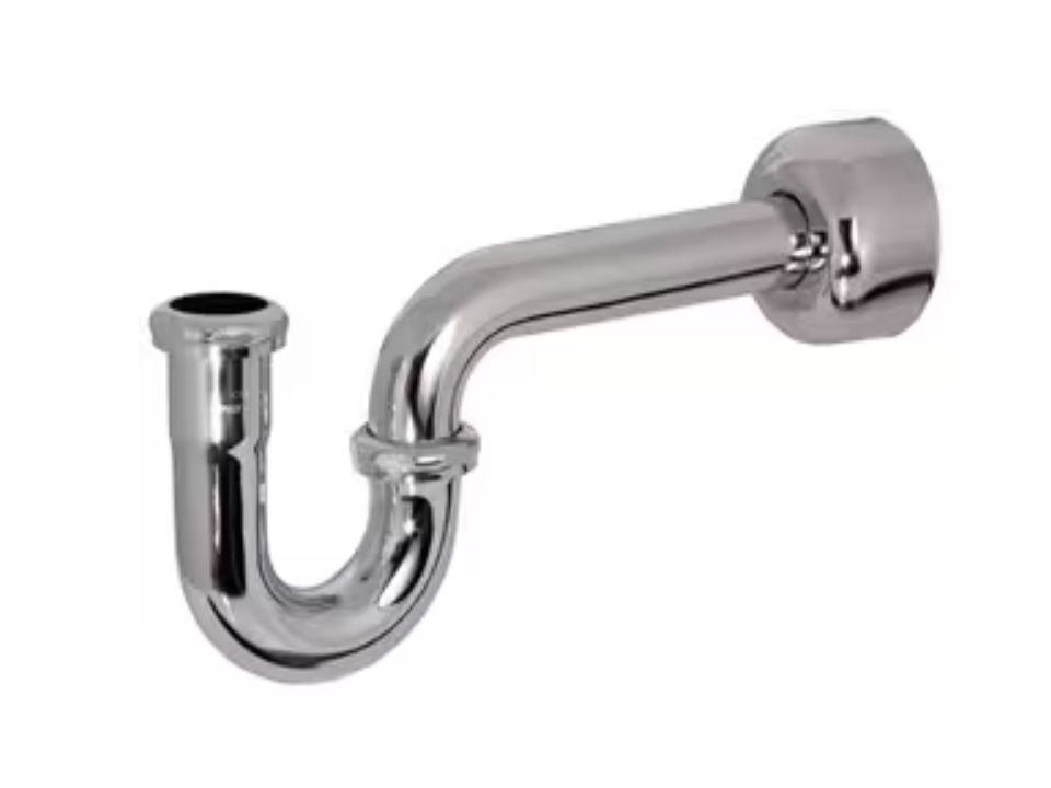 Plumbing -1-1/4IN ProFlo P Trap Chrome (Surplus) - Construction Junction