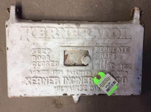 REDUCED Door Specialty - Kernerator Cast Iron Incinerator Door (Vintage ...