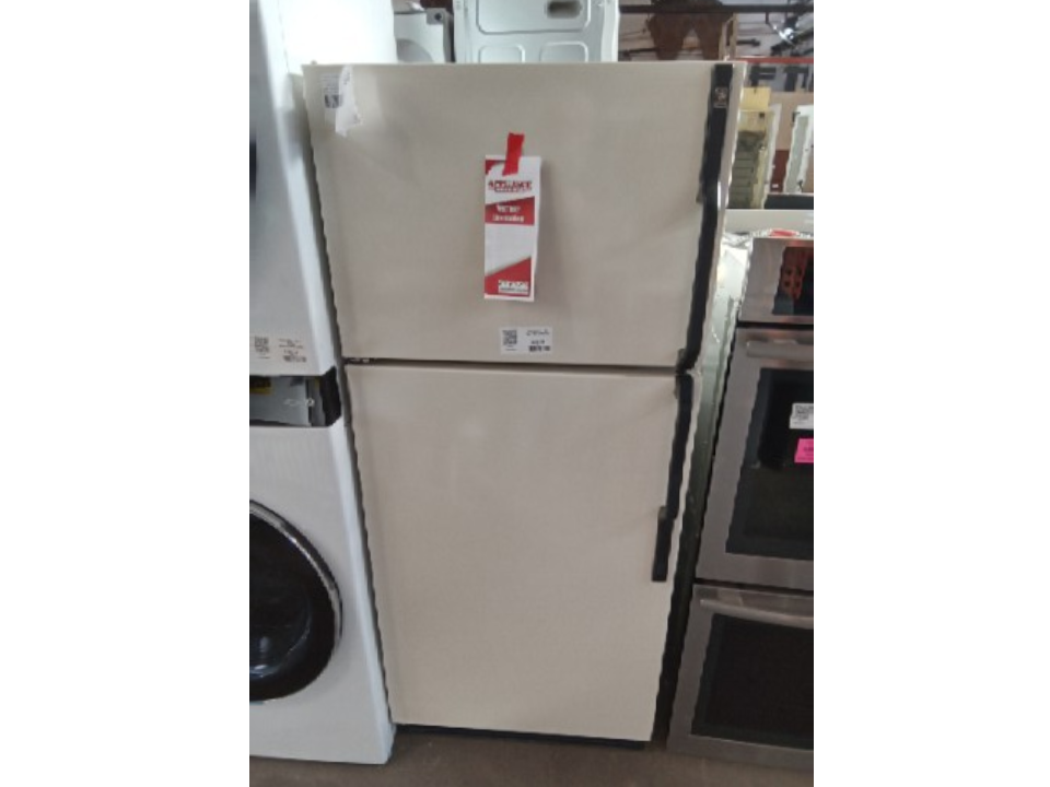 Refrigerator - GE Ivory TBF14SKB(AWS) - Construction Junction