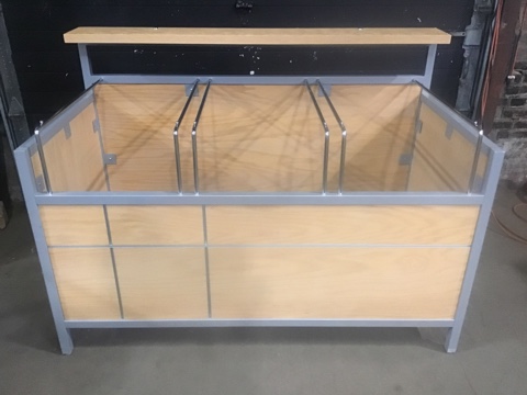 Retail Fixture - Hanging Display Fixture w/Shelf - Construction Junction