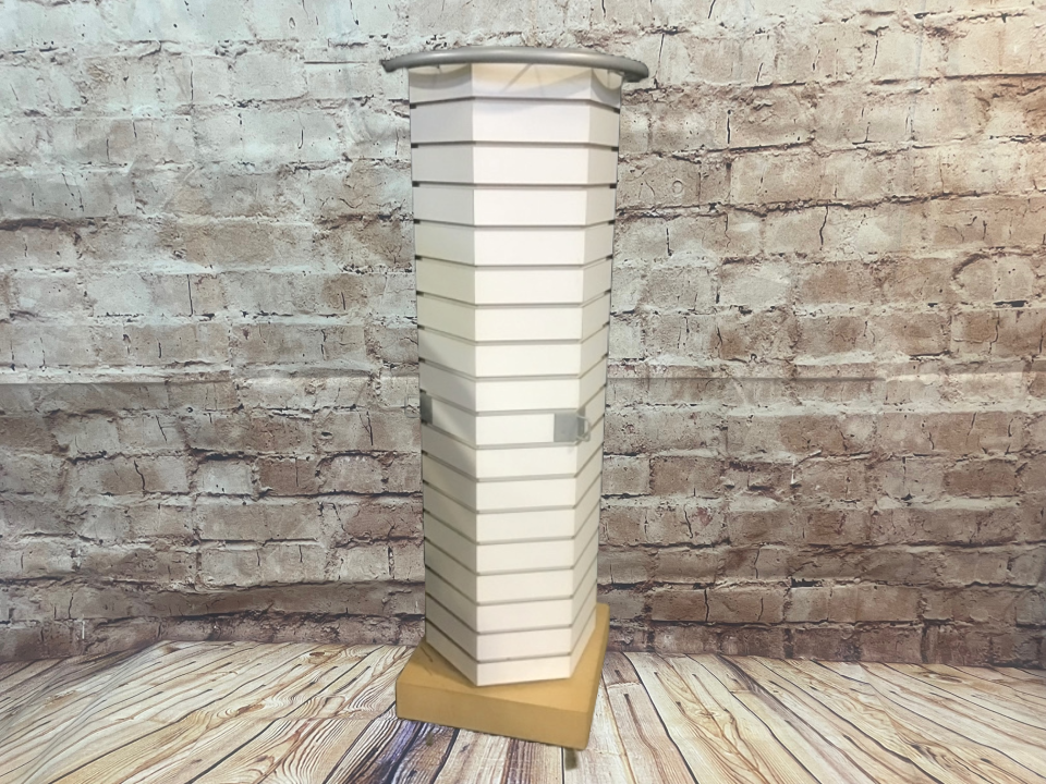 Retail Fixture - Mobile Slat Wall Unit - Hexagonal - Veneered Particle ...