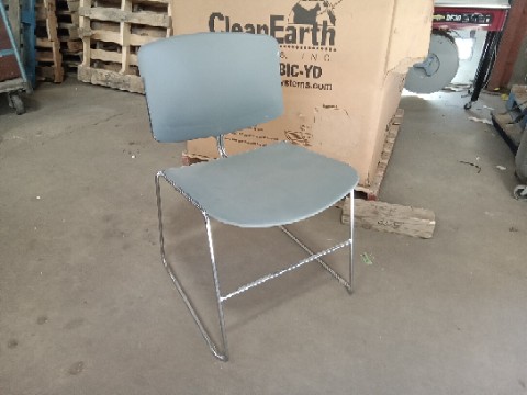 Seating Chair - Steelcase 472410 Grey Stackable Chairs - Construction ...