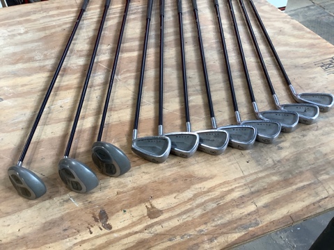 Spalding Pro Flite 11pc Golf Club Set - Plus extras - Construction Junction