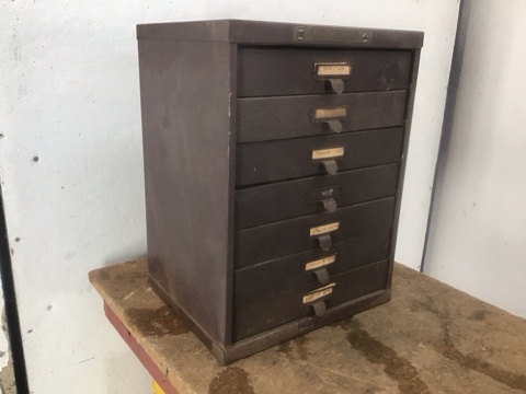 Specialty Collectible - Flexo Crystals - File Cabinet - 7 Drawer ...
