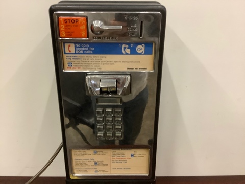 Specialty Collectible - Protel Push Button Pay Phone with Keys (Vintage ...