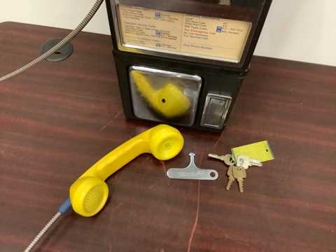 Specialty Collectible - Protel Push Button Pay Phone with Keys (Vintage ...