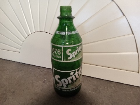 Specialty Collectible - Sprite Bottle - Glass 2 Liter - Construction ...
