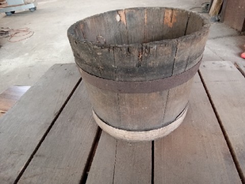 Specialty Collectible - Wooden Maple Syrup Bucket (Vintage ...