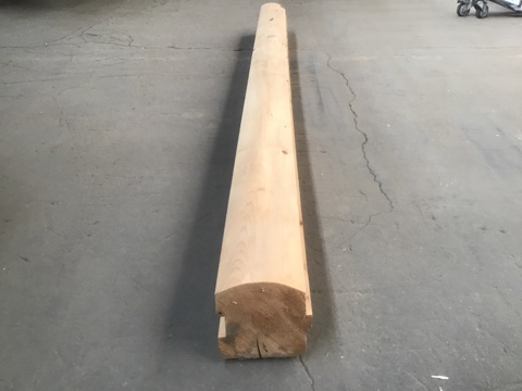 Specialty Lumber - Prefab Log Home D-Log Cedar 96in (Surplus ...