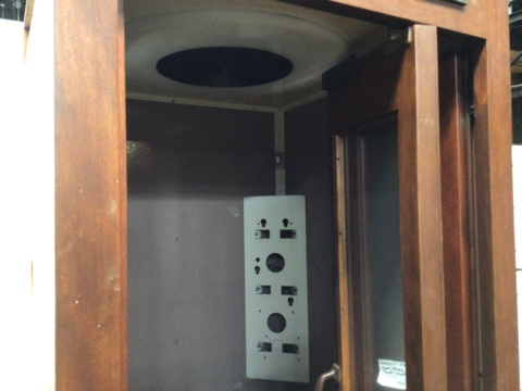 Specialty Reclaimed - Western Electric Phone Booth Oak/Laminate ...