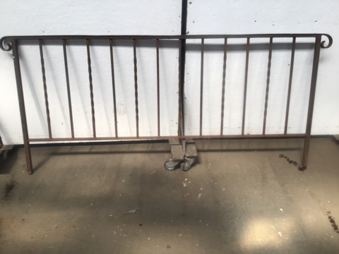 Stair / Railing Parts - Wrought Iron Handrail (Salvaged) - Construction ...
