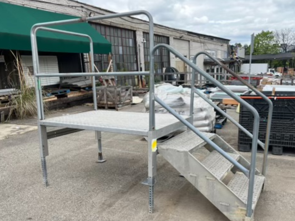 Stair / Railing - Versastep Aluminum And Steel 3 Step Access Platform ...