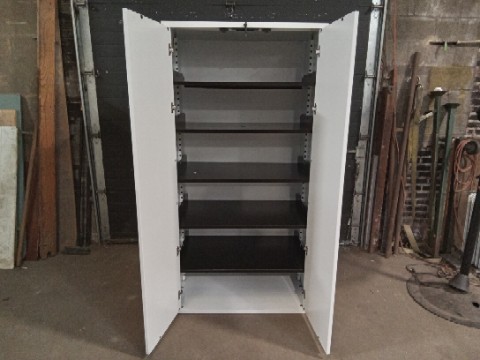 Storage - KI 700 Series Metal Cabinet White W/ Key - Construction Junction