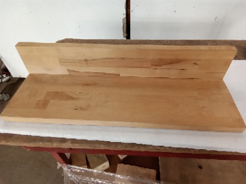 Storage - Wall Mount Butcher Block Shelf - Construction Junction