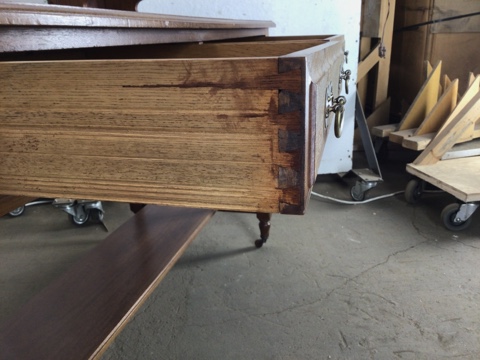 Table - Dressing Table W/ Mirror And 4 Drawers - Construction Junction