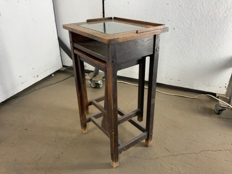 Table Occasional -Cushman Betumal Telephone , Arts and Crafts - Oak ...