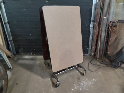 Table - Rolling Rectangular Folding Cafeteria - Construction Junction